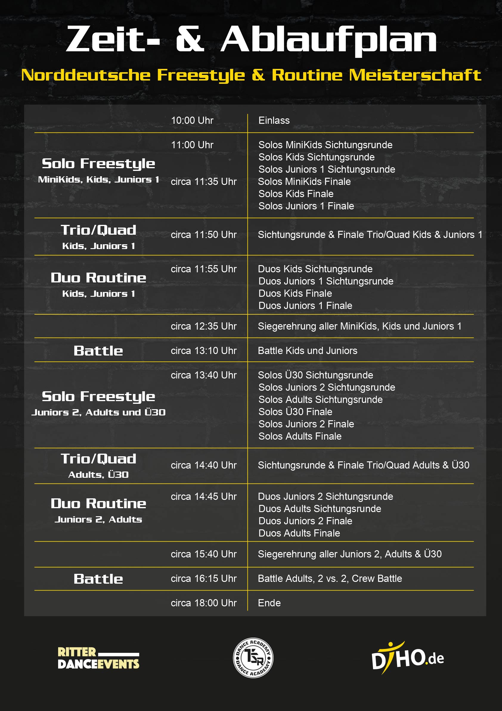 Ritter Danceevents - Turniertermine