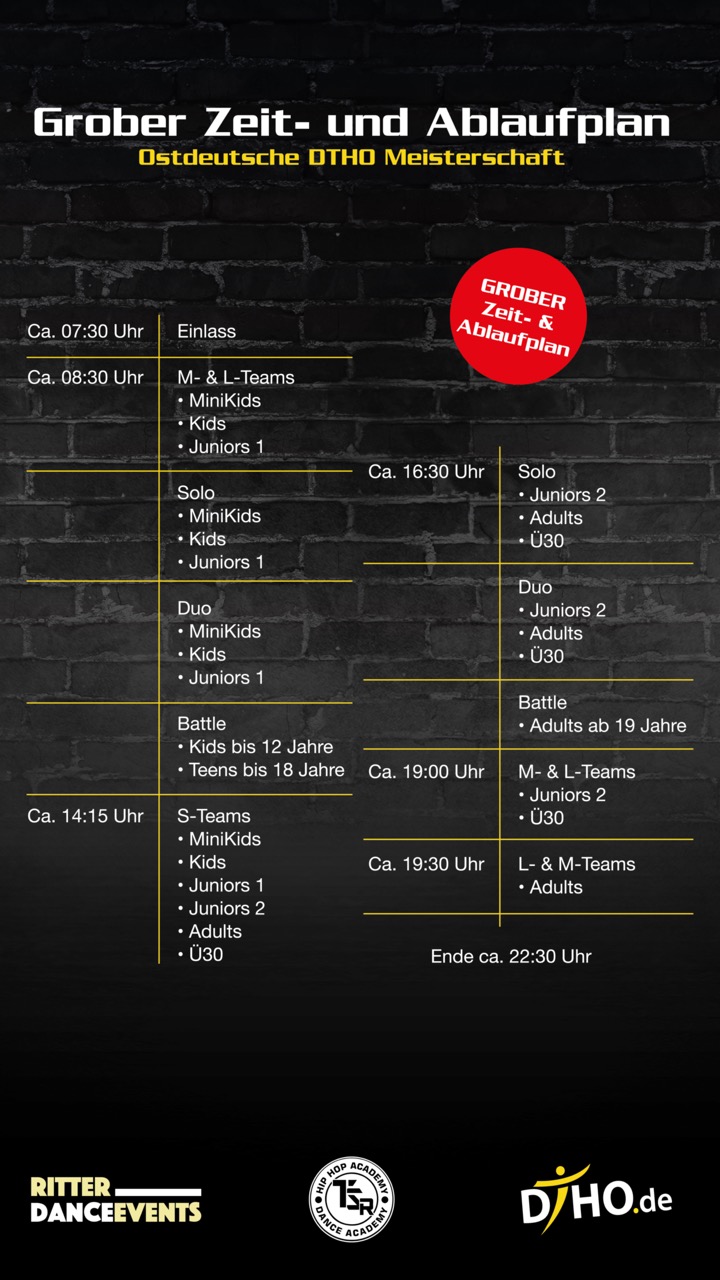 Ritter Danceevents - Turniertermine