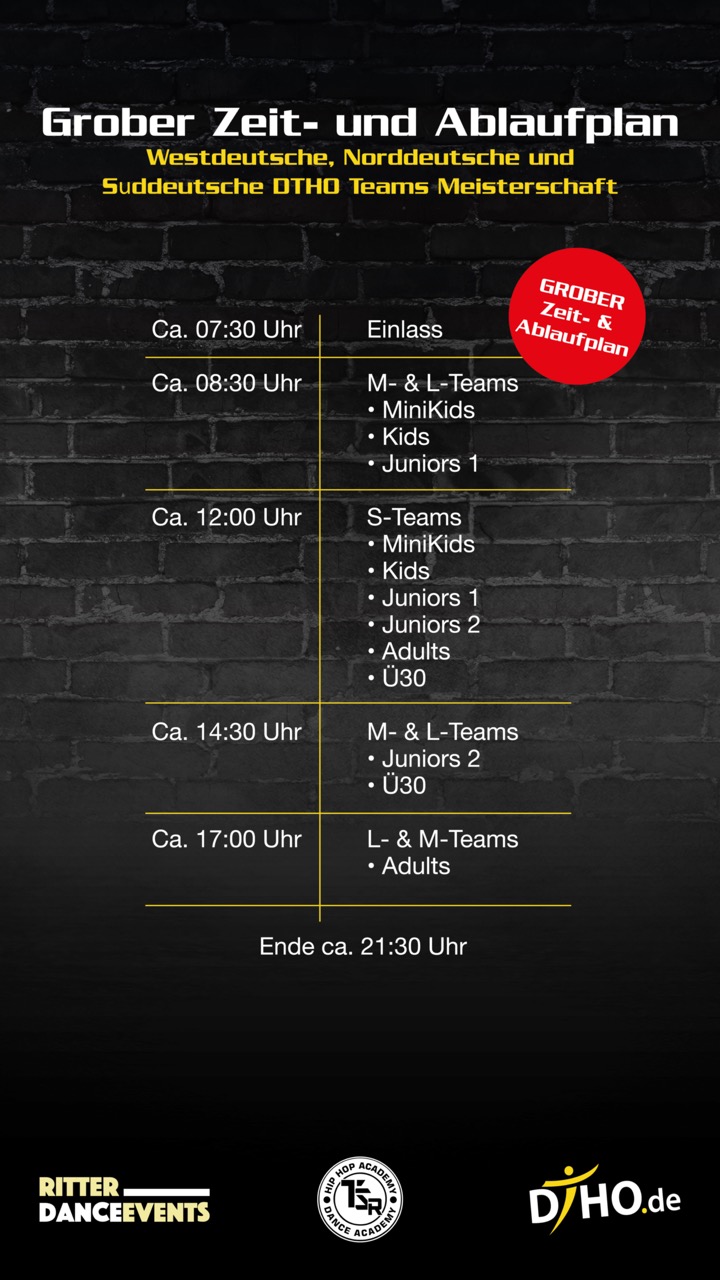 Ritter Danceevents - Turniertermine